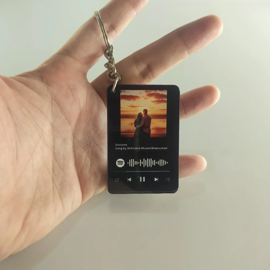 Print Cord Personalized Spotify Keychain